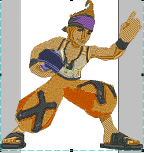 Final Fantasy Wakka |Final Fantasy Blitzball Wakka - embroidery pattern