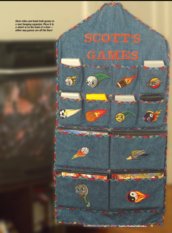 Custom Game Organizer - A.G.E Store anime and videogame embroidery