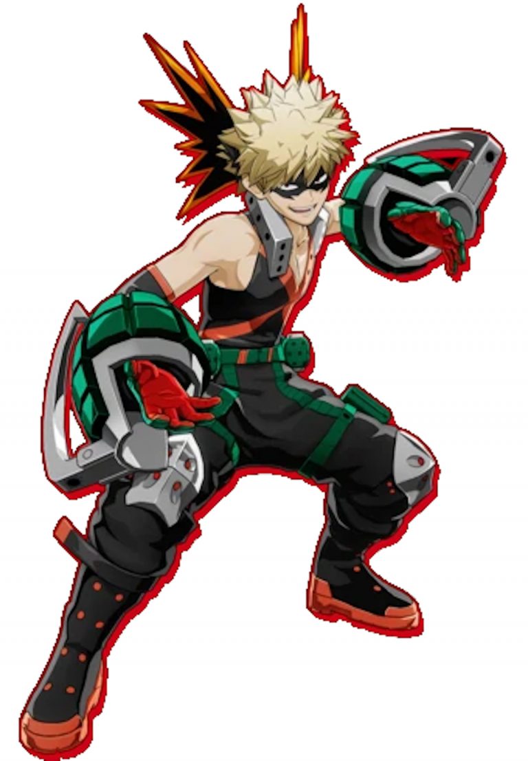 Anime Embroidery MHA Katsuki Bakugo Pose - A.G.E Store |patterns