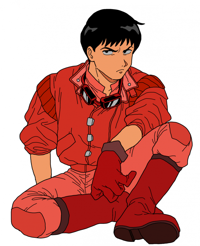 Anime Embroidery Akira Shotaro Kaneda Sits - A.G.E Store