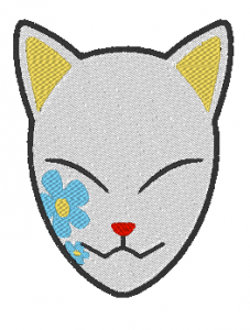 Embroidery Makomo Mask - A.G.E Store anime embroidery patterns