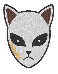 Embroidery Sabito Mask - A.G.E Store anime and embroidery patterns