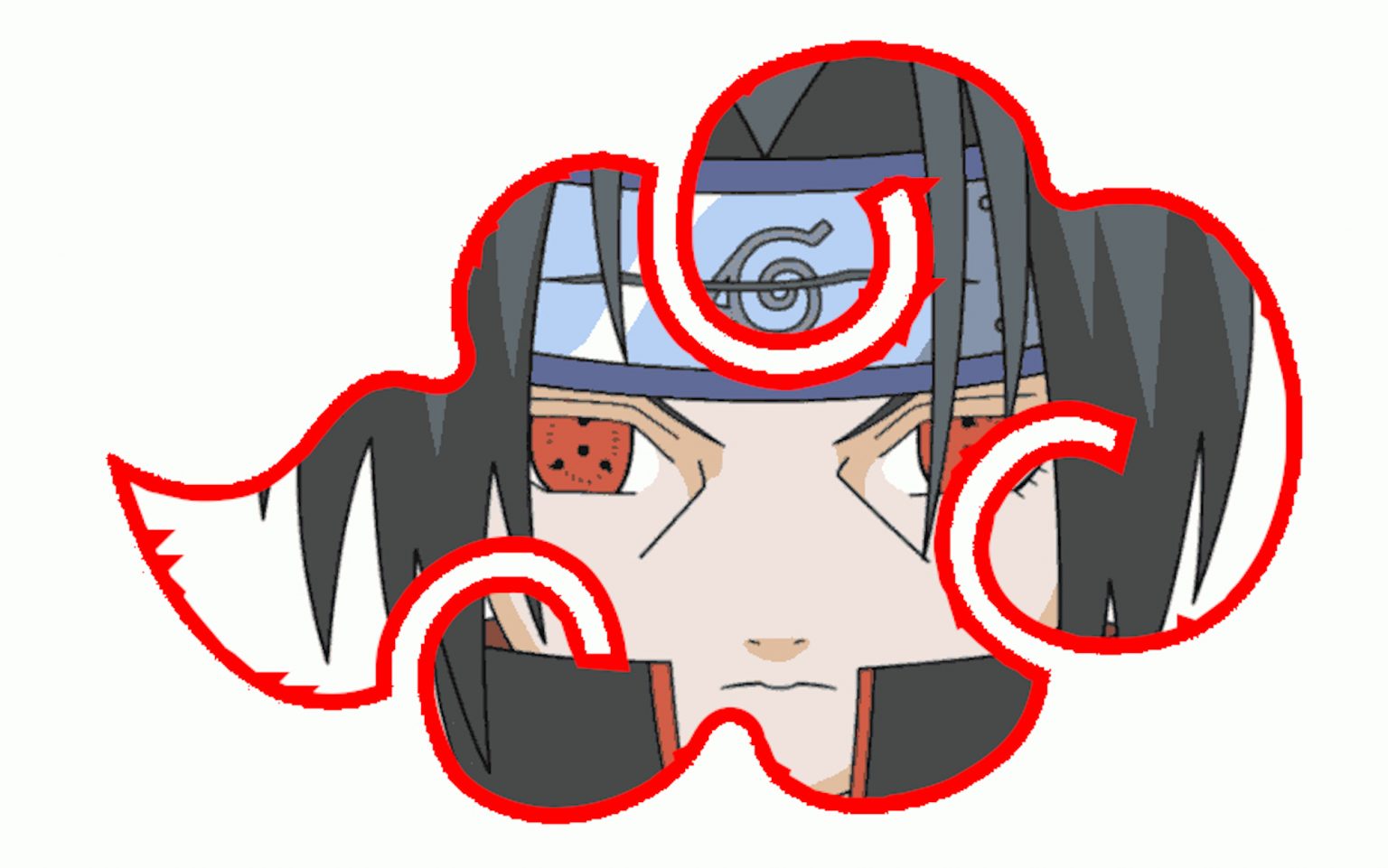 Anime Embroidery Itachi Cloud Eyes - A.G.E Store | embroidery patterns