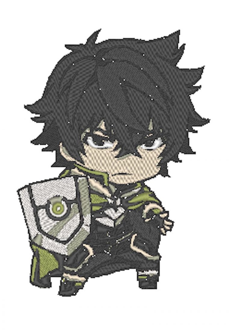 Anime Embroidery Shield Hero Naofumi Chibi - A.G.E Store | patterns