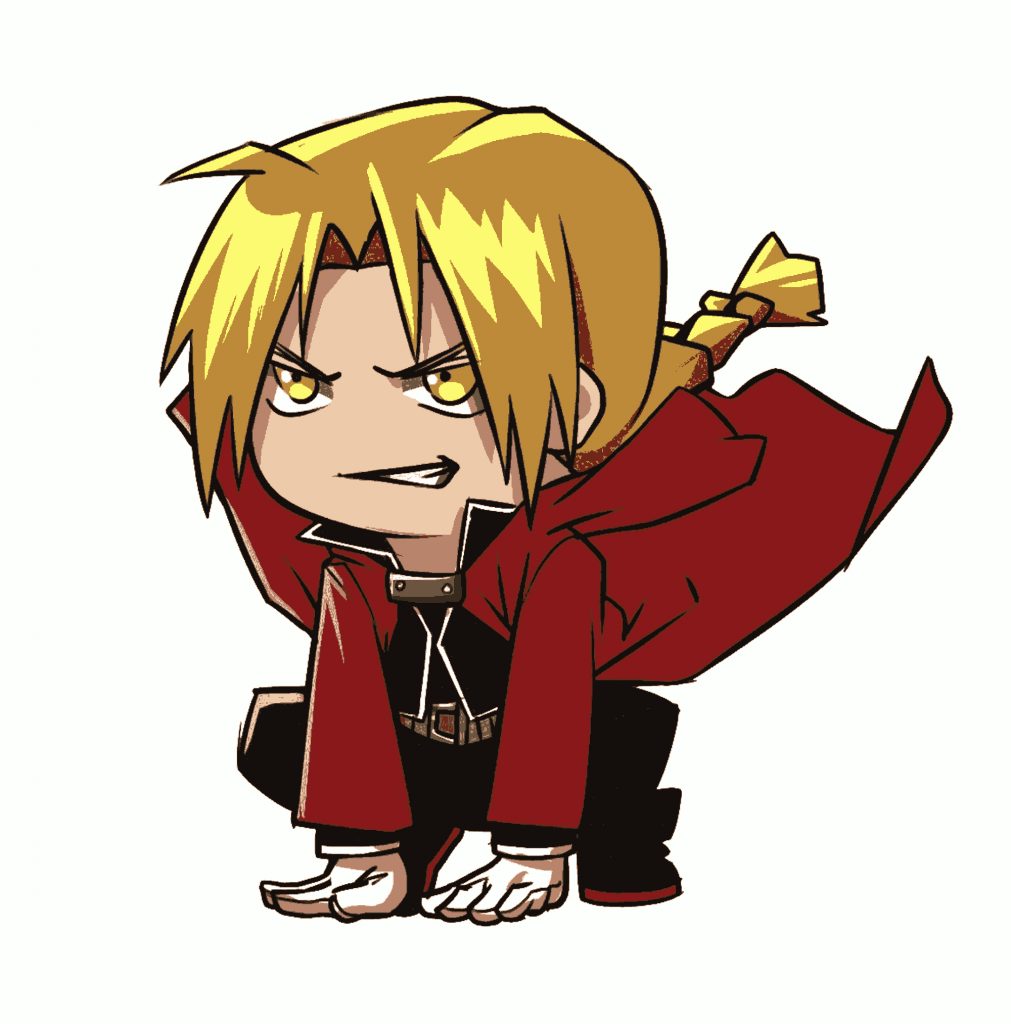 Anime Embroidery Edward Squat Chibi - A.G.E Store |embroidery patterns