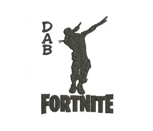 Embroidery Fortnite Dab - A.G.E Store |videogame embroidery patterns