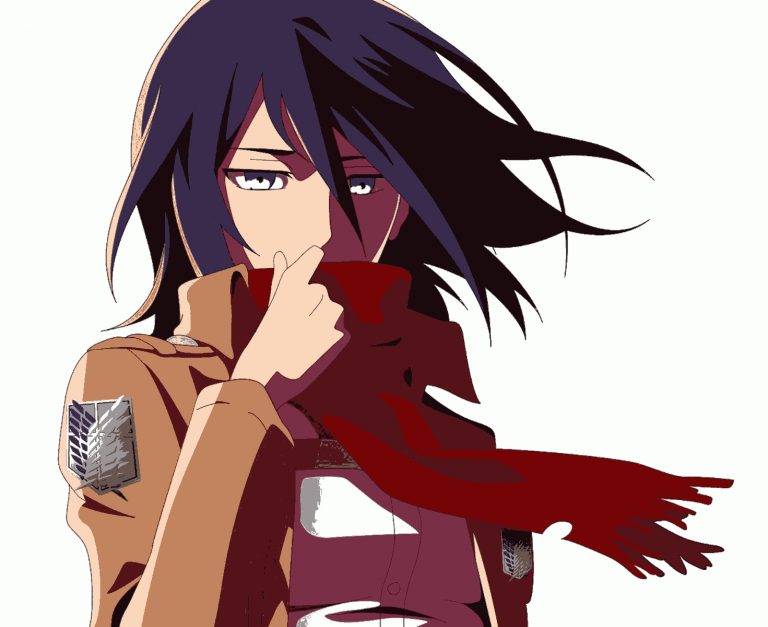 Anime Embroidery AOT Mikasa Scarf Blow - A.G.E Store |patterns