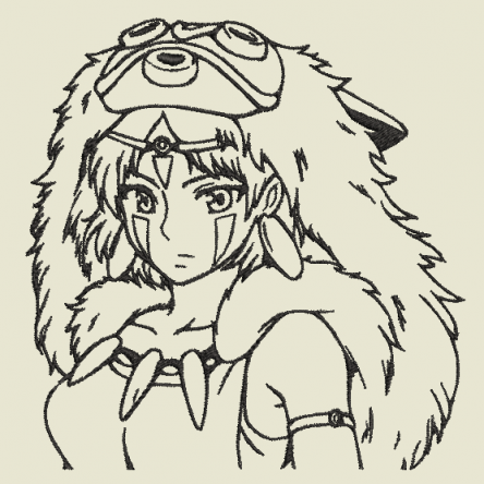 Princess Mononoke Archives - A.G.E Store anime and videogame embroidery ...