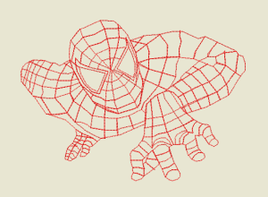 Embroidery Pattern Spiderman Crawl Lineart - A.G.E Store anime patterns