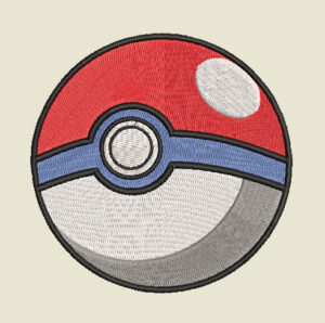 Embroidery Pattern Pokeball - A.G.E Store game embroidery patterns