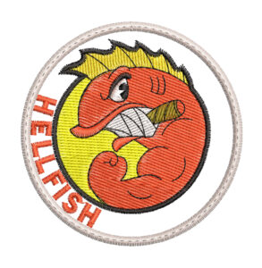 Embroidery Pattern Simpsons Hellfish Logo - A.G.E Store | patterns