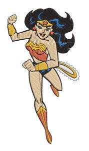 Embroidery Pattern Wonder Woman Runs - A.G.E Store | patterns