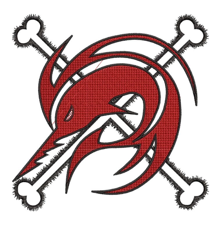 Anime Embroidery Pattern One Piece Arlong Jolly Roger - Store