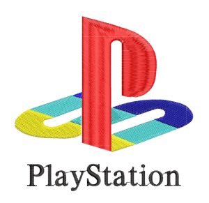 Embroidery Pattern Playstation Logo - A.G.E Store | anime patterns