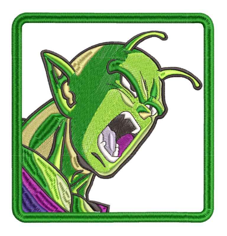 Anime Embroidery Pattern Piccolo Framed - A.G.E Store | patterns