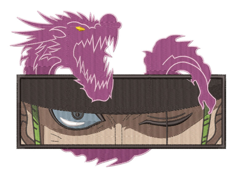 Anime Embroidery Pattern Zoro Dragon Boxed - A.G.E Store