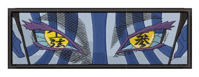 Anime Embroidery Pattern Akaza Eyes Boxed - A.G.E Store