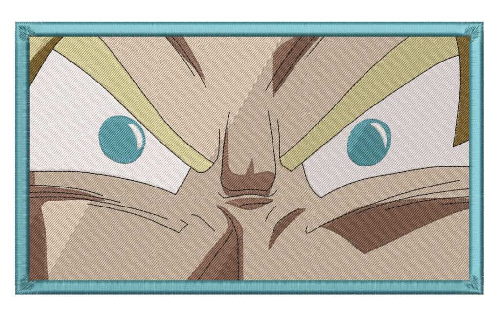 Anime Embroidery Pattern Goku SSJ Eyes Boxed - A.G.E Store