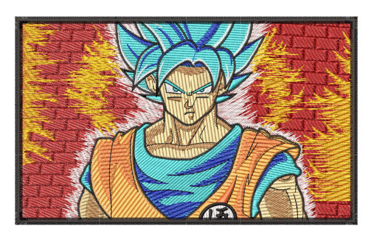 Anime Embroidery Goku Wall Frame - A.G.E Store | anime designs