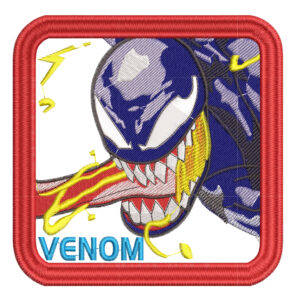 Embroidery Pattern Venom Patch - A.G.E Store | anime designs