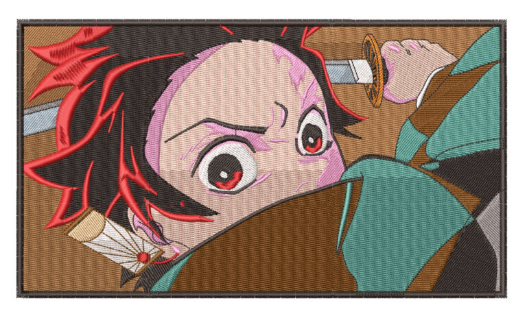 Anime Embroidery Tanjiro Strike - A.G.E Store | designs patterns
