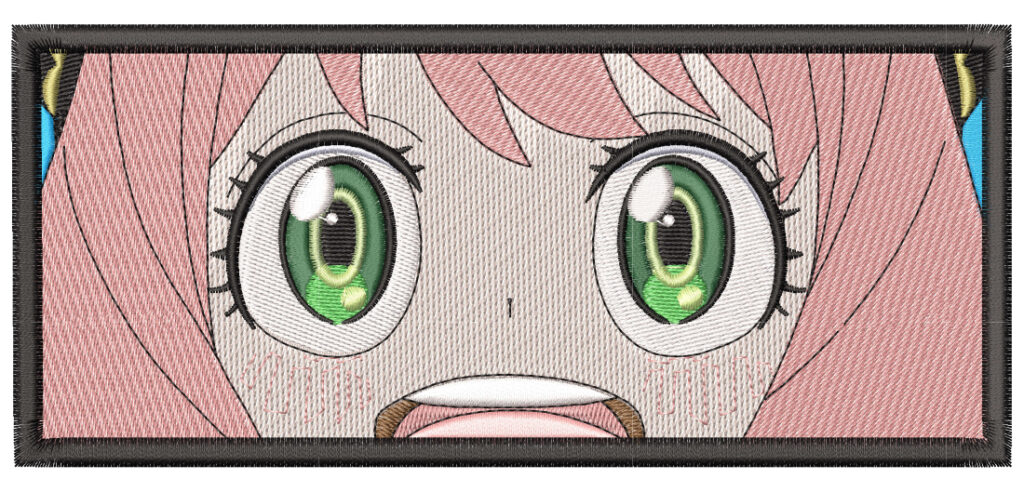 Anime Embroidery Pattern Anya Eyes Scream - A.G.E Store | designs