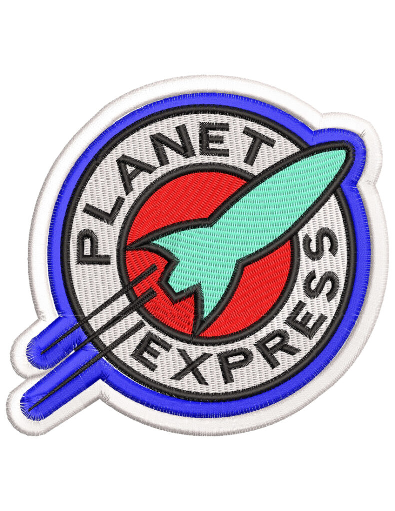 Embroidery Pattern Futurama Planet Express Logo - A.G.E Store | designs