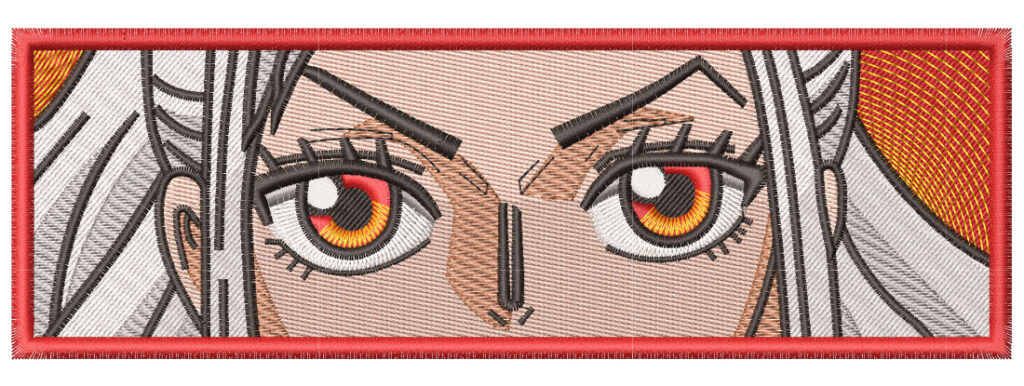 Anime Embroidery One Piece Yamato Eyes - A.G.E Store | designs patterns