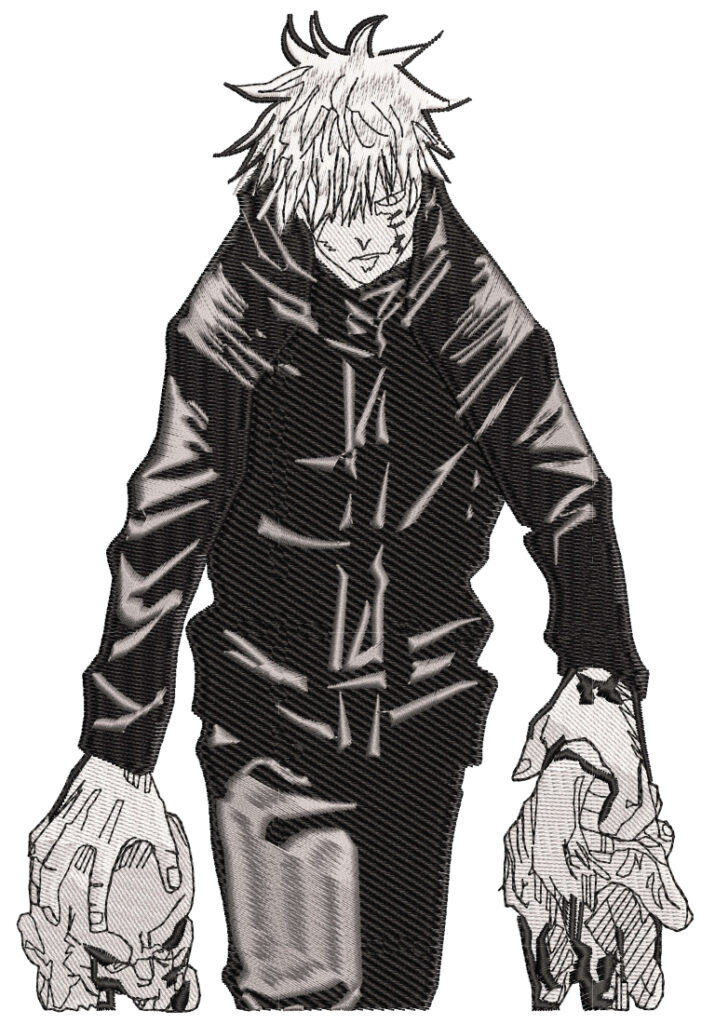 Anime Embroidery Pattern Gojo Walk Manga - A.G.E Store | designs