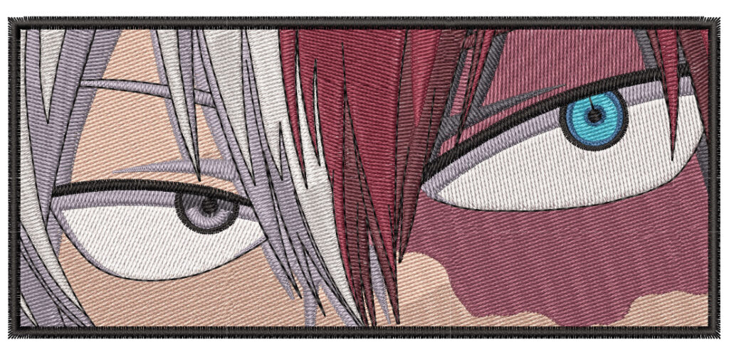 Anime Embroidery Pattern Shoto Eye Glare - A.G.E Store | designs