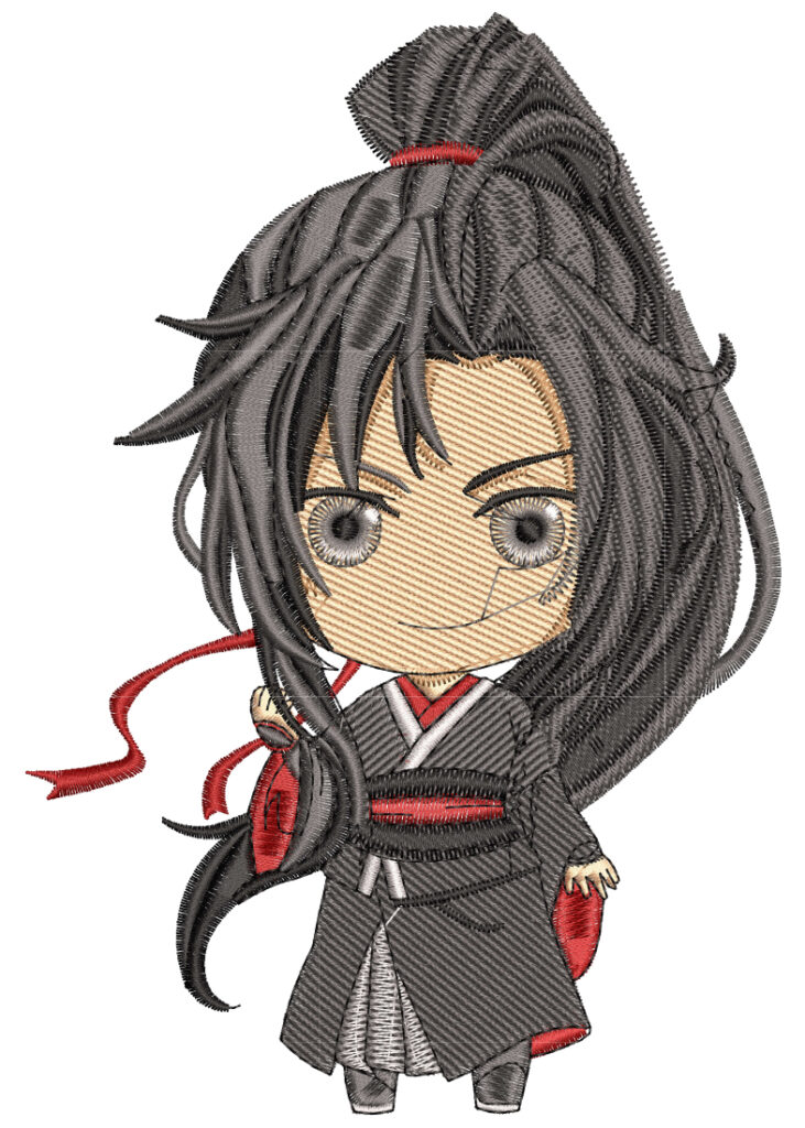 Anime Embroidery Pattern Wei Wuxian Chibi - A.G.E Store | designs