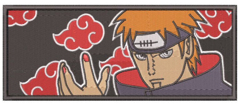 Anime Embroidery Pattern Yahiko Akatsuki - A.G.E Store | designs