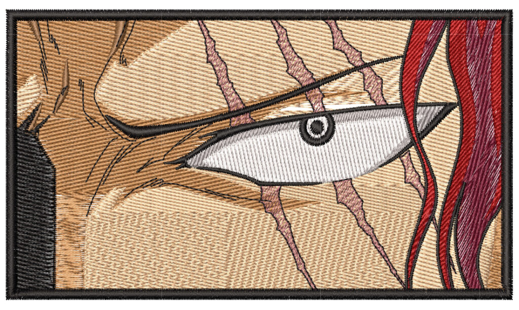 Anime Embroidery Pattern One Piece Shanks Eye - A.G.E Store | designs