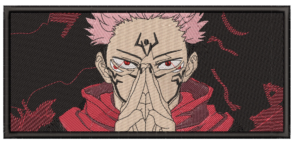 Anime Embroidery Pattern Jujutsu Sukuna Spell - A.G.E Store | designs