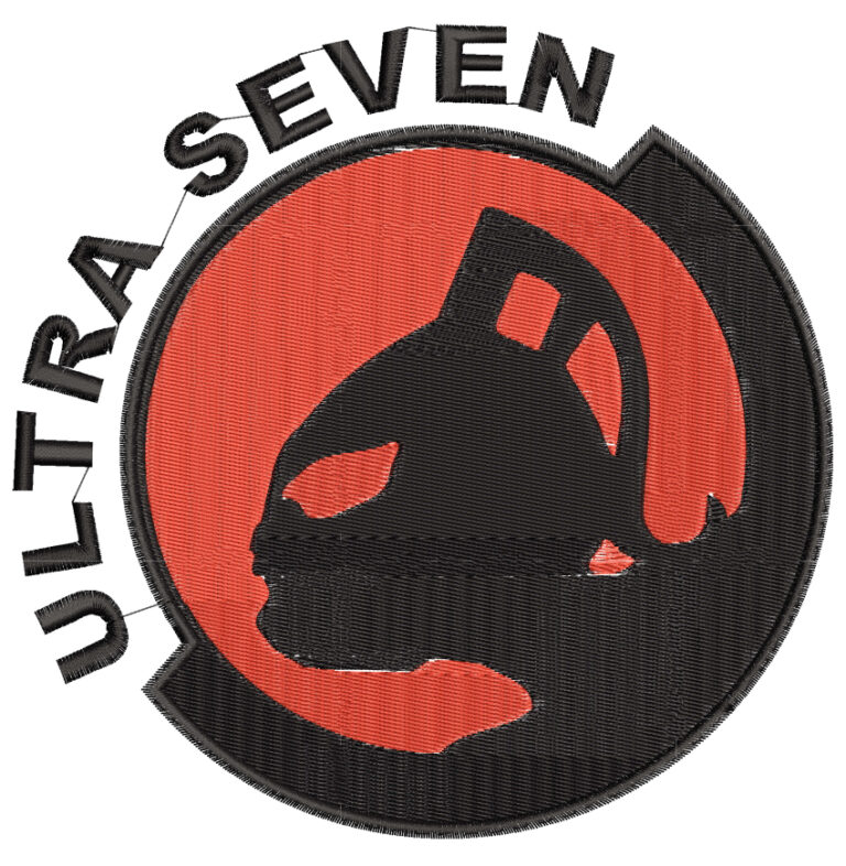 Anime Embroidery Pattern Ultra Seven Logo - A.G.E Store | designs
