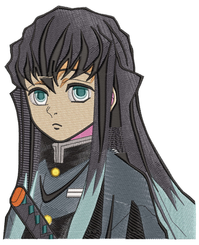 Anime Embroidery Pattern Demon Slayer Muichiro - A.G.E Store | designs