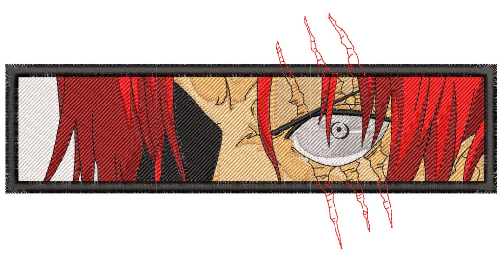 Anime Embroidery Pattern One Piece Shanks Fierce Scar - A.G.E Store ...