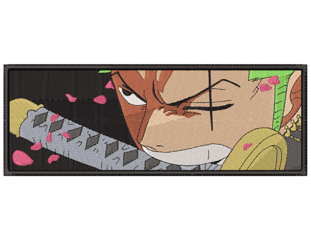 Anime Embroidery Pattern Zoro Action Pirate - A.G.E Store | designs