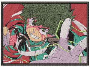 Anime Embroidery Pattern Izuku Attacks Panel - A.G.E Store | designs