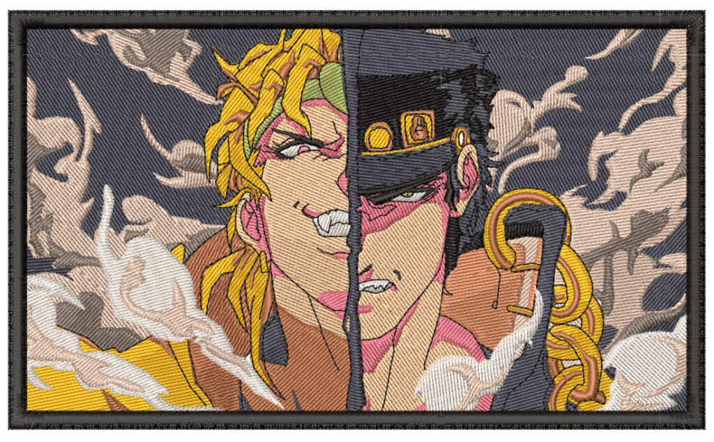 Anime Embroidery Pattern Dio Jotaro Split - A.G.E Store | designs