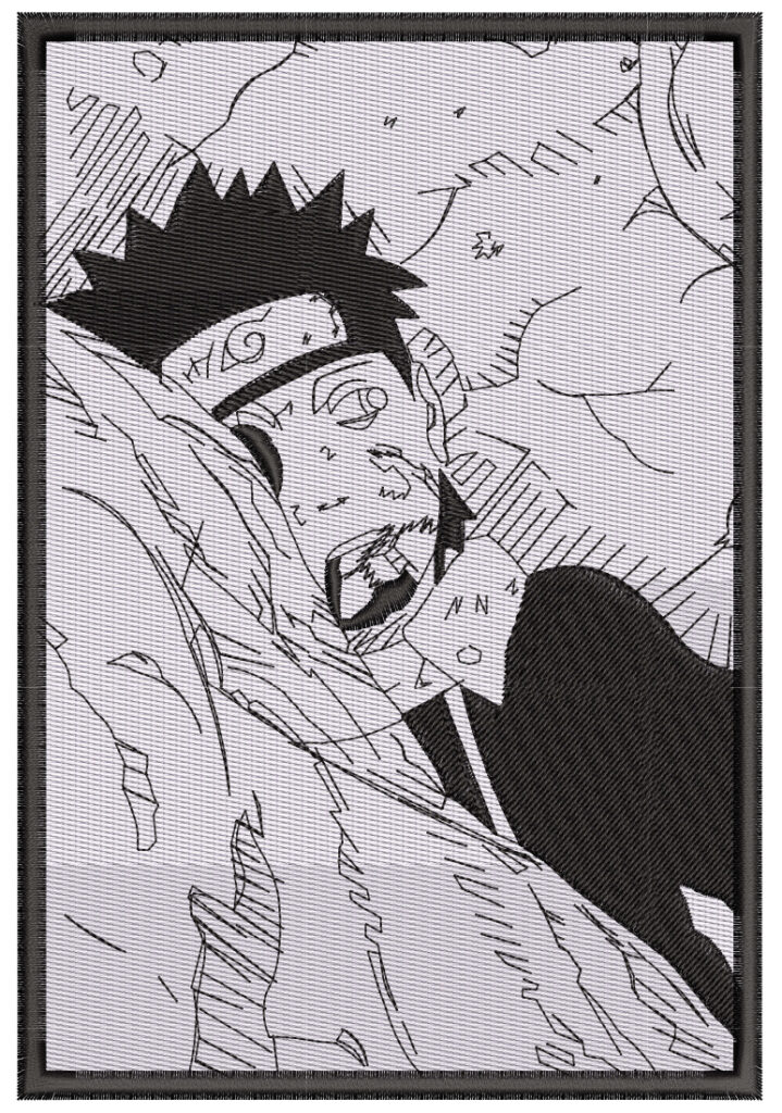 Anime Embroidery Pattern Obito Crying Manga - A.G.E Store | designs