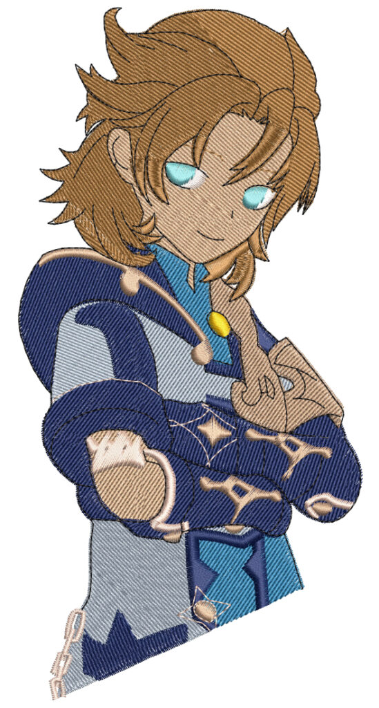 Anime Embroidery Pattern Genshin Albedo Stare - A.G.E Store | designs