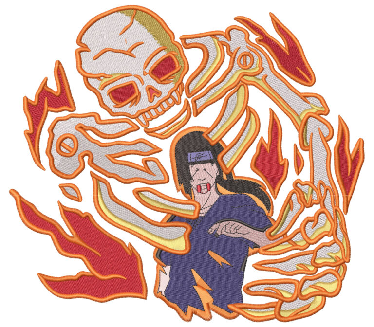 Anime Embroidery Pattern Itachi Skeleton Cast - A.G.E Store | designs