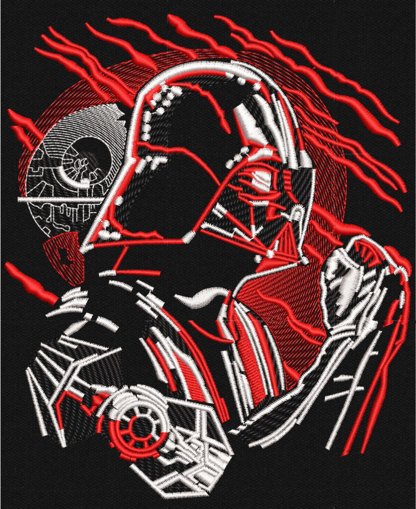 Embroidery Pattern Darth Vader Force - A.G.E Store | anime designs