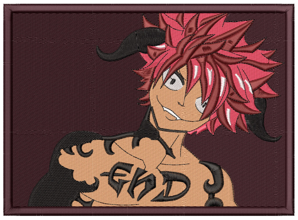Anime Embroidery Pattern Natsu END - A.G.E Store | designs