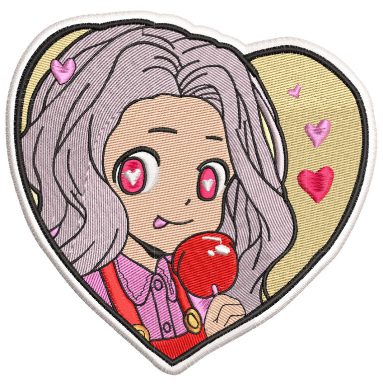 Anime Embroidery Pattern MHA Eri Heart - A.G.E Store | designs