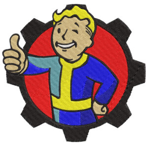 Embroidery Pattern Fallout Vault Boy Logo - A.G.E Store | designs