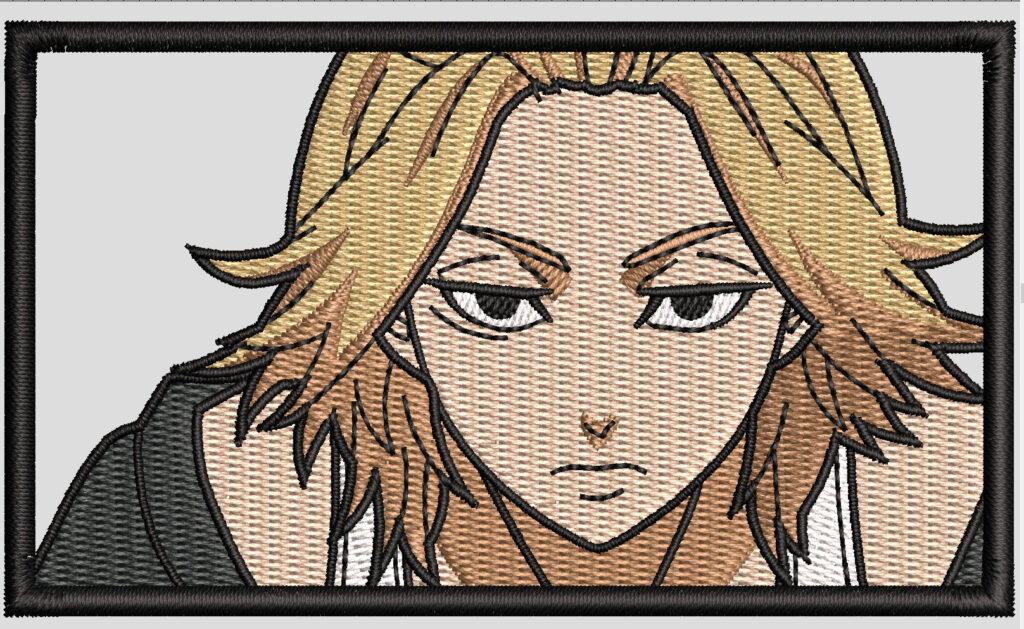 Anime Embroidery Pattern Manjiro Stare - A.G.E Store | designs