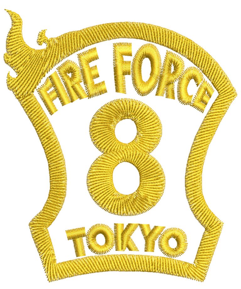 Anime Embroidery Pattern Fire Force Logo - A.G.E Store | machine designs
