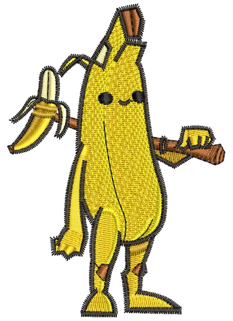 Embroidery Pattern Fortnite Peely Stance - A.G.E Store | machine designs